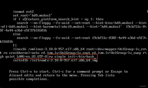 linux 忘记 root 密码 linux忘记root密码 csdn博客