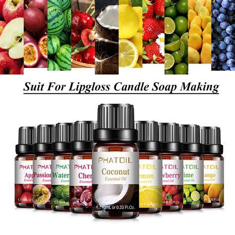 Flash Sale 】phatoil Fruit Essential Oil 10ml Apple Mango Fruit Scent