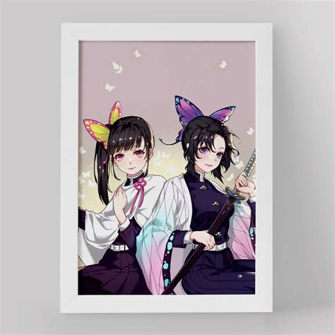 قیمت و خرید تابلو خندالو مدل شینوبو و سویوری انیمه شیطان کش کد 11481