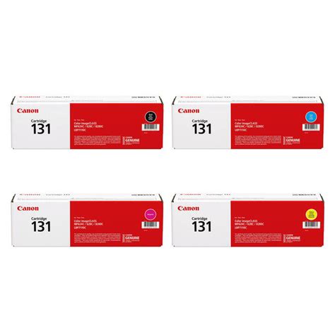 Canon 131 Original Toner Cartridge Combo Bk C M Y