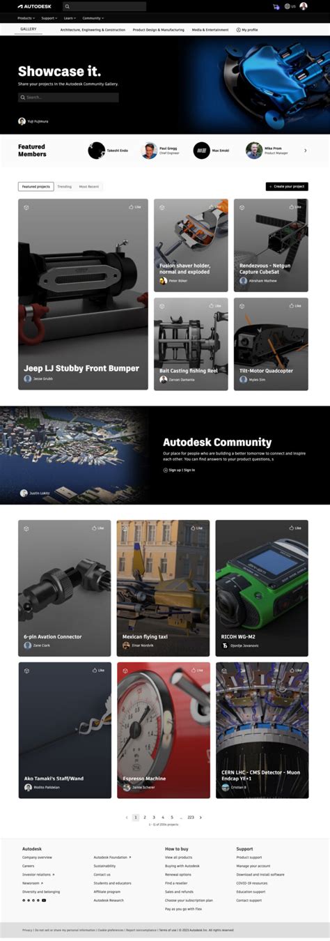 welcome to the autodesk community gallery autodesk community journal