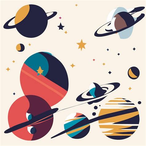 Premium Vector Vector Space Elements For Graphic Design