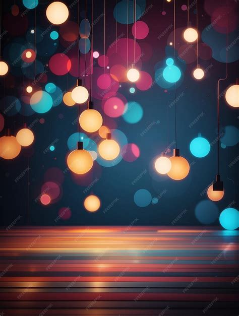 Premium Ai Image Abstract Lighting Background Design