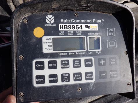 New Holland Bale Command Monitor And Wiring Harness Agriculture Bigiron