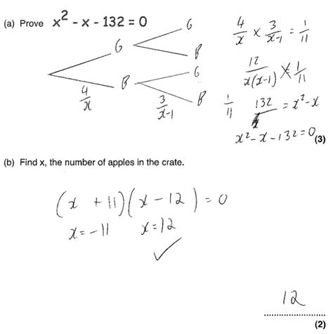 Solving Quadratics By Factorising 1 Textbook Answers Corbettmaths