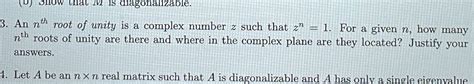 solved d diow bhal iv 1s algebraizable 3 an nth root of unity is a