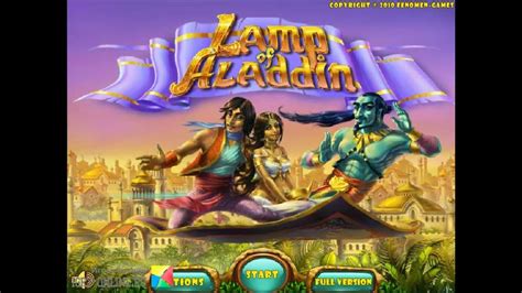 Игра волшебная лампа Алладина онлайн Youtube