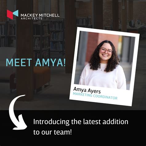 Mackey Please Join Us In Giving A Warm Welcome To Amya Ayers To