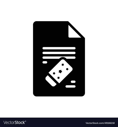 Erase Royalty Free Vector Image Vectorstock