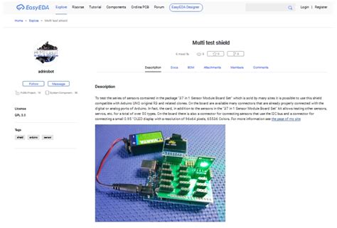 Multi Test Shield Per Arduino Progetto Completo Adrirobotit