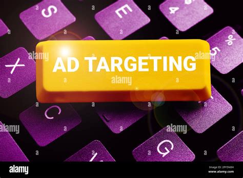 Conceptual Display Ad Targeting Business Showcase Target The Most