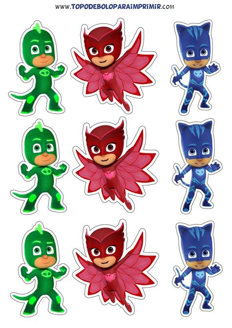 Pj Mask Printable Cake Topper Printable New Year Banners
