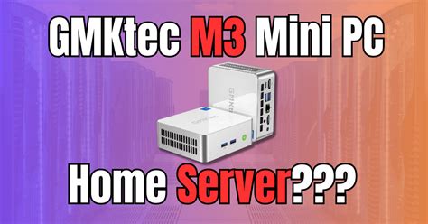 Mini Server For Home Lab GMKtec Nucbox G2 Virtualization Howto