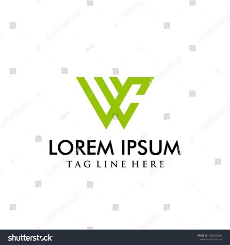 Wc Monogram Logo Modern Wc Concept Stock Vector Royalty Free 1288524202 Shutterstock