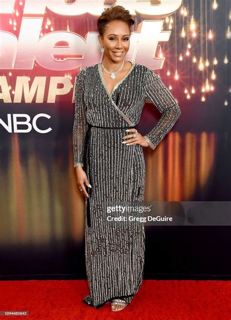 Mel B Arrives At Americas Got Talent The Champions Finale At