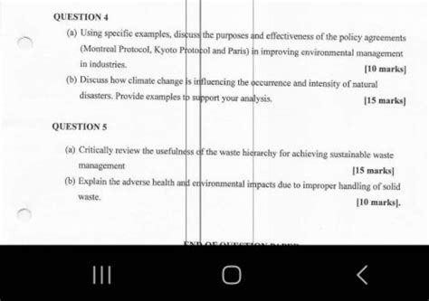 Question 4 A Using Specific Examples Discuss The Purposes And Effectiv