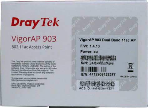 Draytek Vigorap 903 Draytek B2b Partner Shop