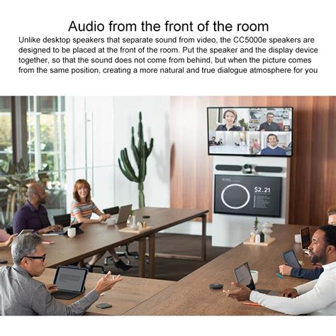 Logitech Cc5000e Video Conference One Key Mute Plug And Play Extension Microphone