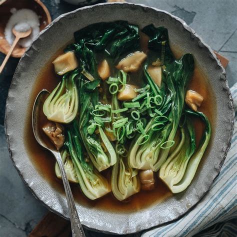 Asian Soup With Bok Choy