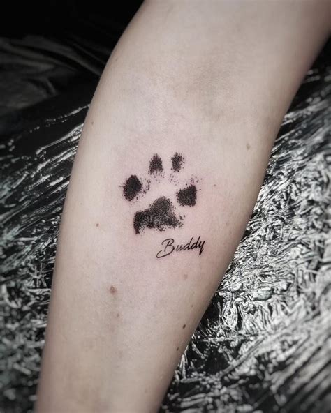 40 Heartfelt Paw Print Tattoo Ideas Inspirations