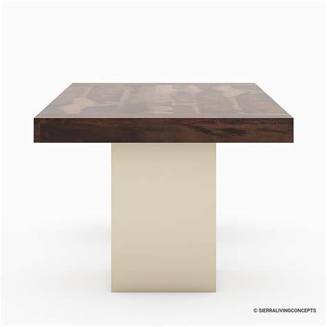 Sierra Solid Wood Sutton Double Pedestal Dining Table For 8