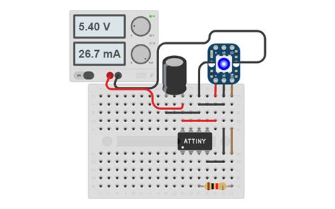 Circuit Design Alternately Blinking Neopixel Led Tinkercad