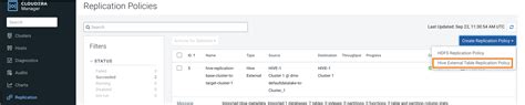 Creating A Hive External Table Replication Policy