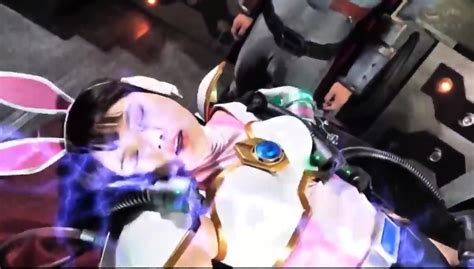 Cyber Force Justieon White Bunny Beauty Flesh Experiment Room SPSB