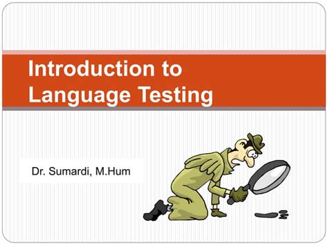 1 Introduction To Language Testingpptx