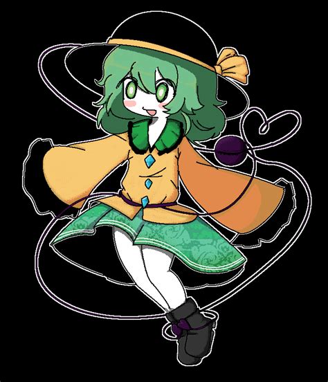 Neppyseagull Komeiji Koishi Touhou 1girl D Black Hat Blush