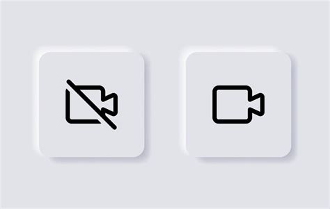 Premium Vector Video Camera Icon Disable Cam Off Symbol Facetime Icons Website Web App Ui