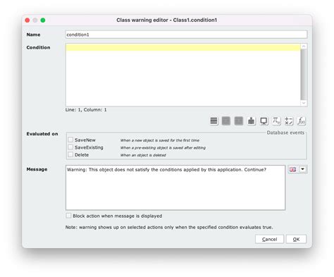 class warnings livebase docs