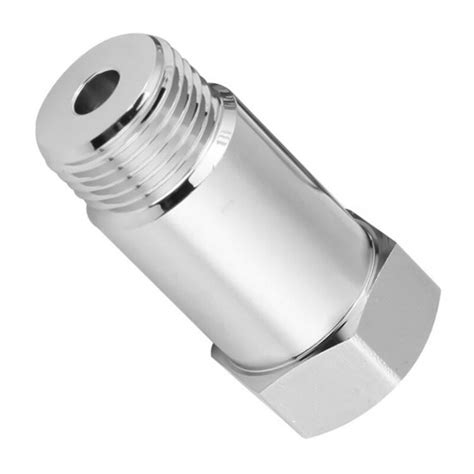 자동차 O2 센서 어댑터 아이언 18mm X 15mm 배기 등 점검용 커넥터 어댑터 엔진 조명 자동차 센서 부품 1 개