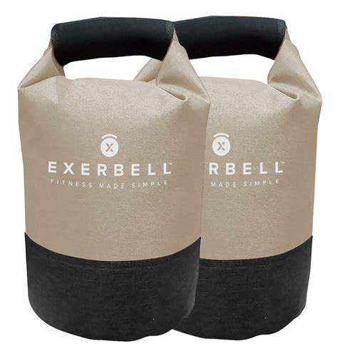Exerbell 접이식 및 조절 가능한 케틀벨 2개 2 14kg 모래 물 샌드백 다용도 트레이닝 웨이 티몬
