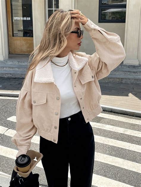 Pin By Maud Torp On Casual Coats In 2025 Cream Jacket Outfit Jacket