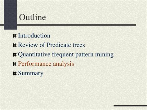 Ppt Efficient Quantitative Frequent Pattern Mining Using Predicate