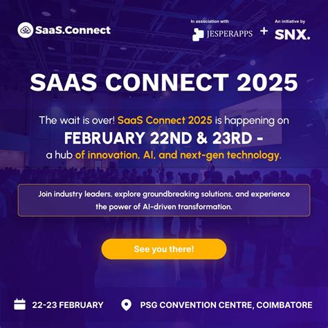 saasconnect2025 techinnovation aiinbusiness futureoftech… jesperx ai