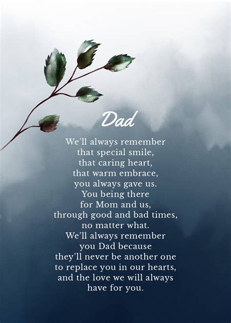 Religious Funeral Poems For Dad At Arthur Poulsen Blog
