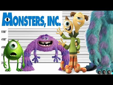 Disney Pixar Monsters Inc Characters