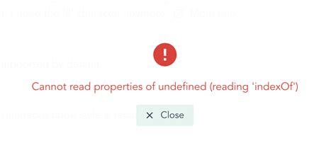 Vue Ui Throws Error Message Cannot Read Properties Of Undefined Reading Indexof · Issue