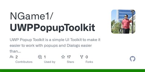 Github Ngame Uwppopuptoolkit Uwp Popup Toolkit Is A Simple Ui Toolkit To Make It Easier To