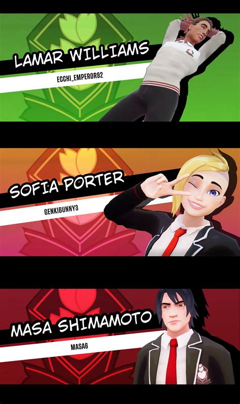 Lamar Sofia And Masa Pocket Gakusei By Yusaku Ikeda On Deviantart