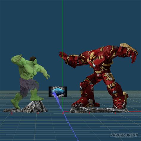 Minecraft Papercraft Hulk