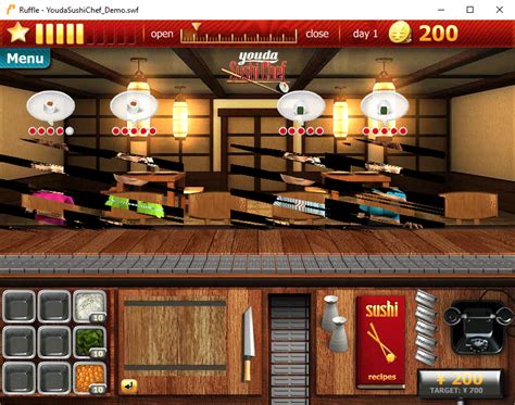 Youda Sushi Chef Demo Customer Graphics Are Glitched · Issue 10698