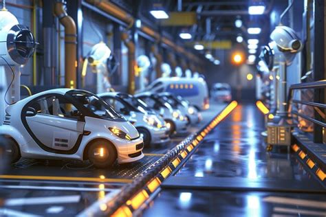 Autonomous Vehicle Testing Facility Premium Ai Generated Image