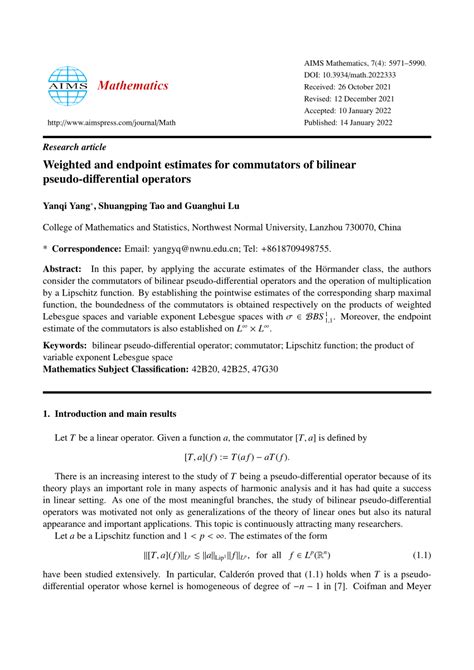 PDF Weighted And Endpoint Estimates For Commutators Of Bilinear Pseudo Differential Operators
