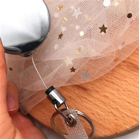 Badu Bg Комплекти карти Ключодържател за колан Метална прибираща се макара за значка за