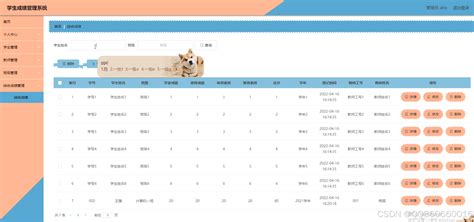 Java 基于spring Bootvue的学生成绩管理系统 毕业设计 包运行成功 Csdn博客