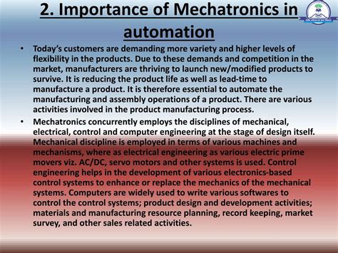 PPT Mechatronics Engineering For The Future PowerPoint Presentation