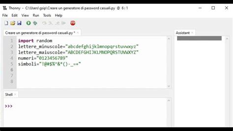 Generatore Di Password Sicure Con Python Youtube